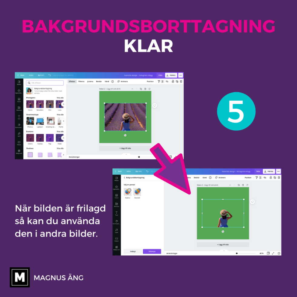 Frilägg bilder med Canva - 6 enkla steg! - 6 snabba steg (2021)
